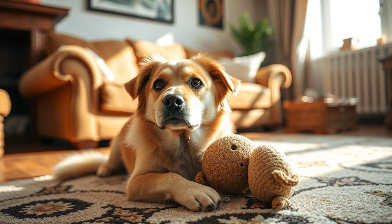 Female Dog Whining and Carrying Toy: What It Means